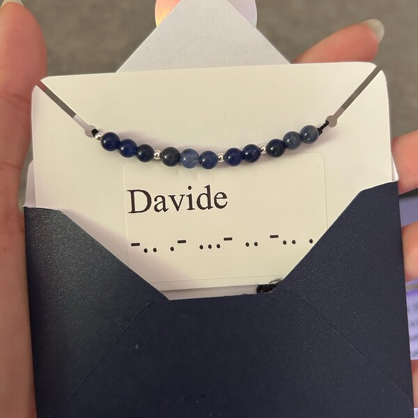 Coordinate Bracelet Morse Code Beaded Bracelet Dainty String Jewelry ...