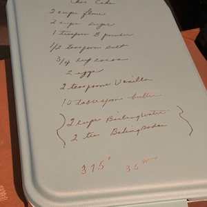 Custom Engraved Handwritten Recipe Card Keepsake - Etsy