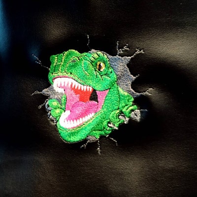T-rex Machine Embroidery Design Dinosaur Embroidery Files - Etsy Canada