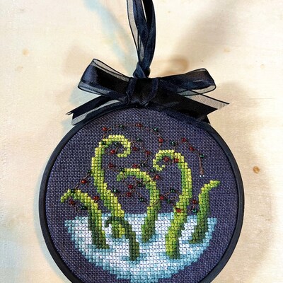 Kraken Christmas Cross Stitch Pattern PDF Instant Download - Etsy