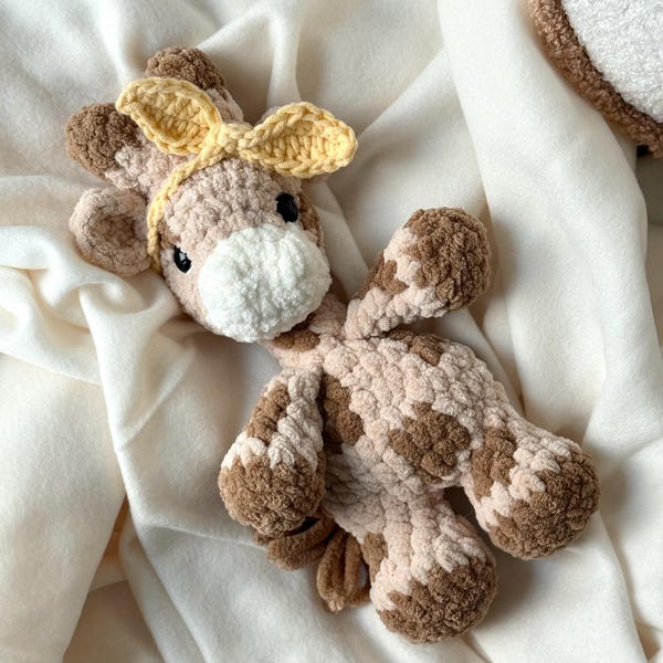 Gentry the Baby Giraffe Crochet Pattern | No Sew Low Sew Crochet ...
