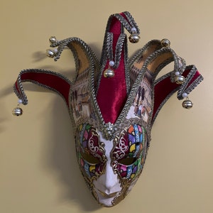 Original Venetian Mask of the Commedia Dell'arte Hand Painted by Expert ...