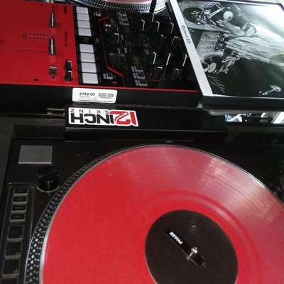 DJ Color Wheel 1 Spiral Vinyl Memorabilia 7 Inch Slip Mat Portablism ...