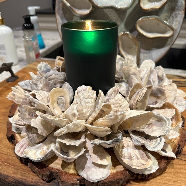 Oyster Shell Table Runner or Hanging Wall Decor. - Etsy
