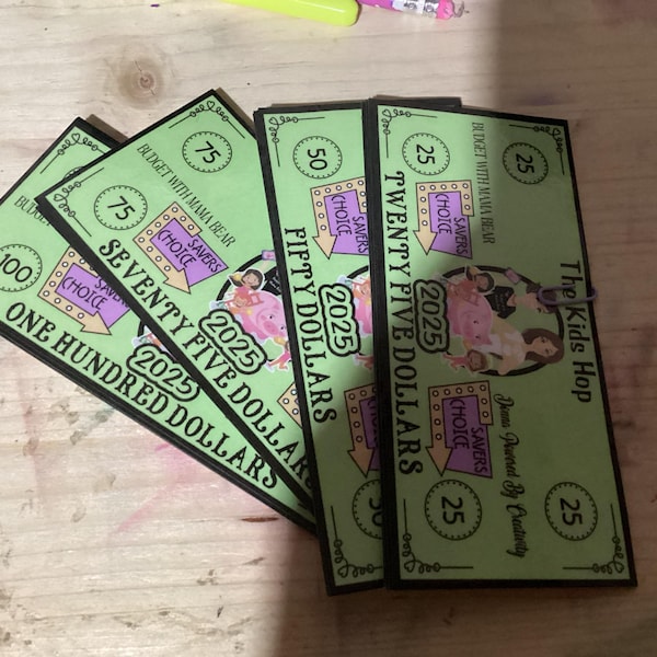 Easter Scratch off Savings Challenge - Etsy