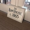 Circa Sign Hand Painted Wide Edge Rectangle for Historic House 14"x11 ...