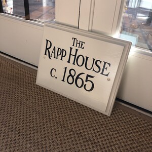 Circa Sign Hand Painted Wide Edge Rectangle for Historic House 14x11 - Etsy