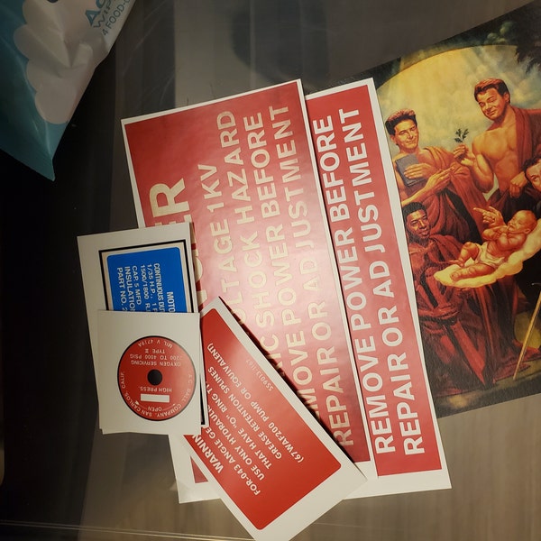 Ghostbusters Plasma Series Hasbro Spenglers Proton Pack Danger Stickers ...