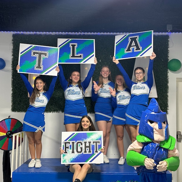 Cheerleading Signs With Handles, Cheer Signs for Competition, Custom ...