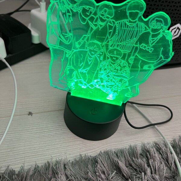 Kpop Group Led Light | Colorful | Gift | KPOP | FANMADE - Etsy