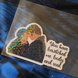 Pride and Prejudice, Jane Austen Inspired Waterproof Vinyl Stickers - Etsy