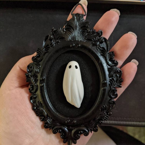 Ghostly Spectre Pin - Ghost Pin Badge, Halloween, Goth, Gothic, Gift ...