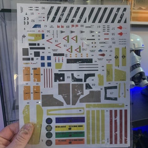 1/1400 Acreation Aztec Decals for AMT Enterprise E Model Kit - Etsy