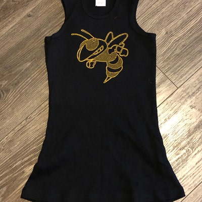 Yellow Jacket Raggy Applique Machine Embroidery Design 4 Sizes - Etsy