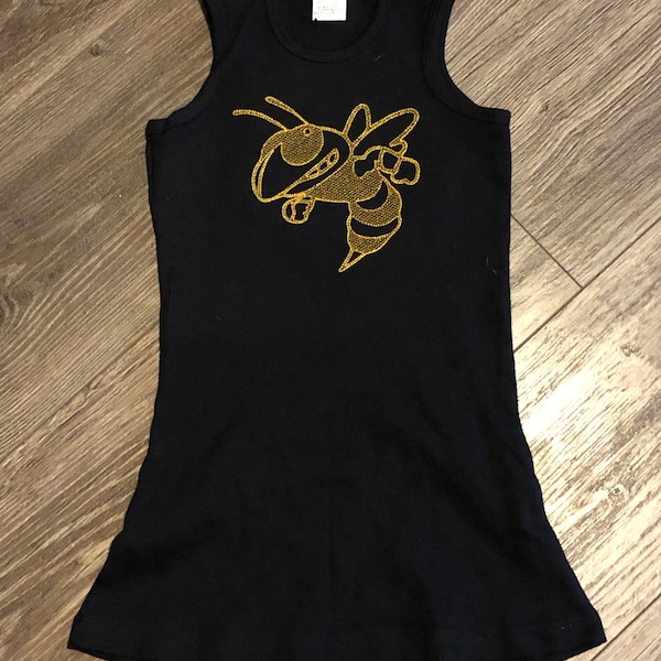 Yellow Jacket Raggy Applique Machine Embroidery Design - 4 Sizes ...