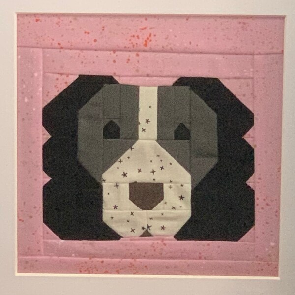 English Springer Spaniel Dog Puppy Quilt Block PDF Pattern - Includes ...
