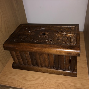 Puzzle Box With Secret Key, Vintage Jewelry Box, Hidden Lock Magic ...