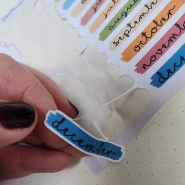 Date Dot Planner Stickers - Date Dots - Date Stickers - 198 Stickers - Etsy