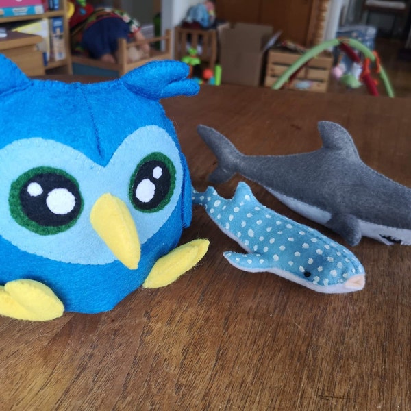 Night Sky Manta Ray Plushie Stuffy Felt Sting Ray Star Midnight ...