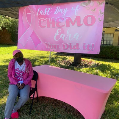 Last Day of Chemo Banner I Finished Chemo Banner Cancer Sucks Banner ...
