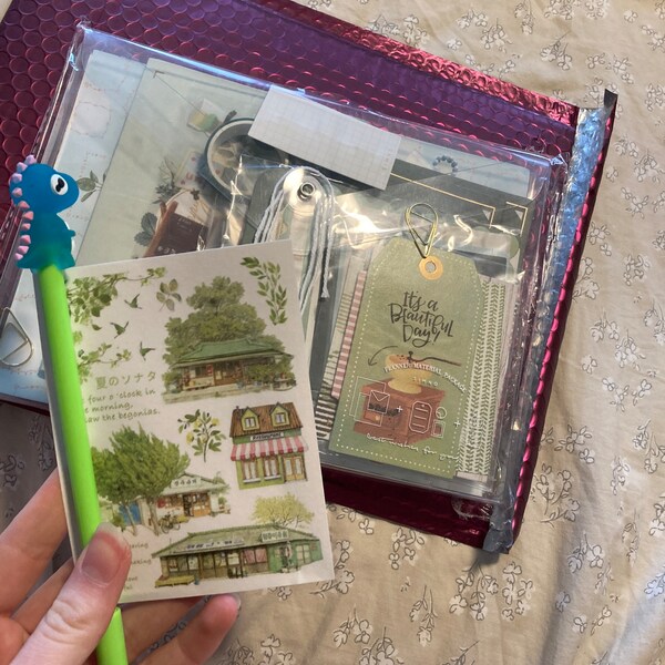 Journaling Kit- Scrapbook Bundle- Journal Starter Kit- Diary Stationery ...