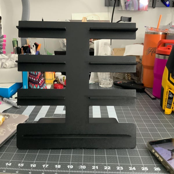 Laser Cut Three-tier Table Shelf | Retail Display Stand | Market or ...