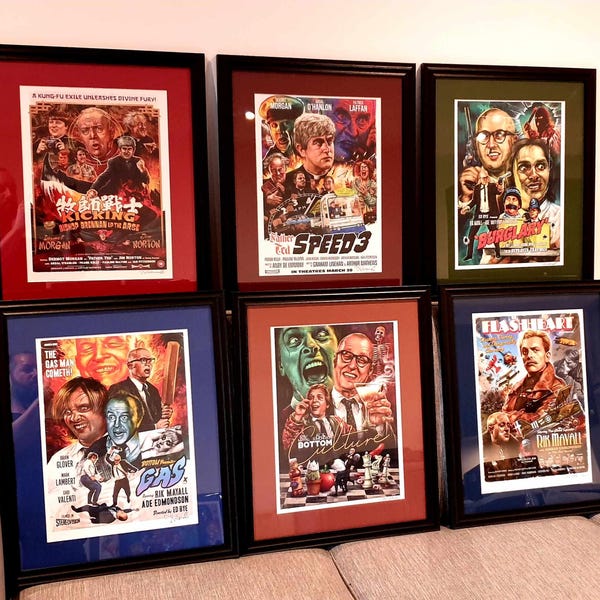 Affiche ancienne A3 signée Father Ted Speed 3 en édition limitée. Art ...