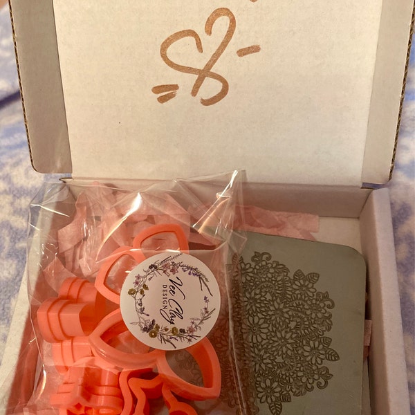 Orchid Flower 3 Part Clay Cutter / Polymer Clay Tools / Jewellery Tools ...