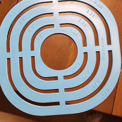 Curved Corner Template for Marking/cutting Curves 12 Sizes in 1 Choice ...