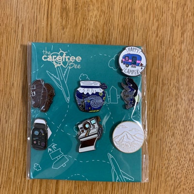 7 Outdoors Enamel Pins for Backpacks Mountain Camping Starry - Etsy