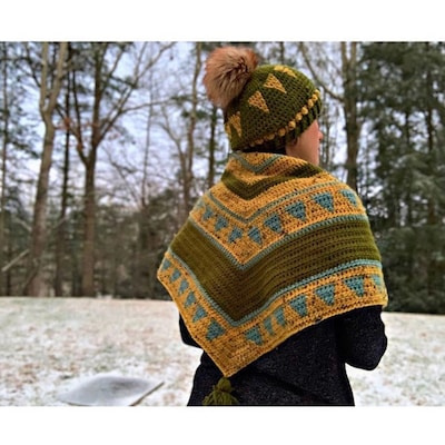 The Oriole Triangle Scarf Crochet Pattern - Etsy