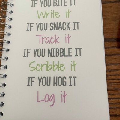 Optavia 5/1 Food Diary, Weight Loss Journal, Optavia Tracker, Diet ...