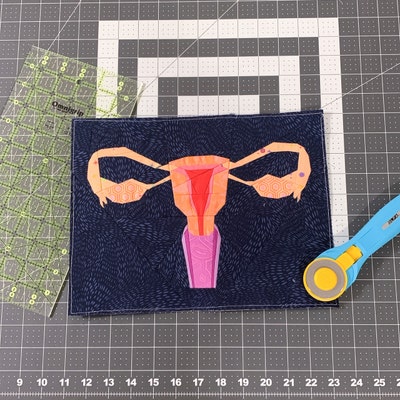Anatomical Uterus Paper Piecing Pattern - Etsy