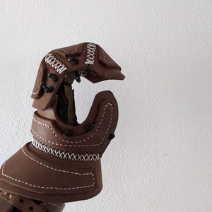 Leather Full "clamshell Style" Gauntlet Pattern / Hand Armor Pattern ...