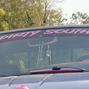 DIRTY SOUTH Vinyl Decal Sticker Diesel Truck Car Southern Pride Flag ...