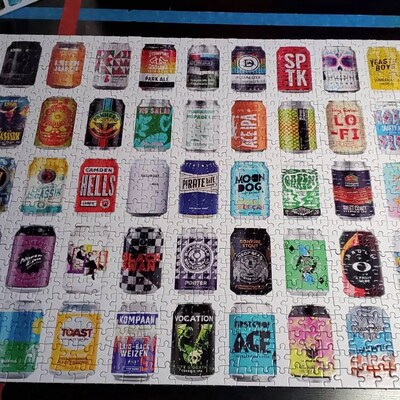 Saucy 1,000 Piece Jigsaw Puzzle for Adults Georgia Bacon - Etsy