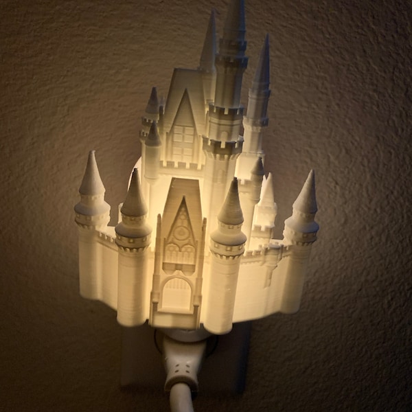 Cinderella Castle Wall Night Light - Plug-in - LED - Disney - Etsy