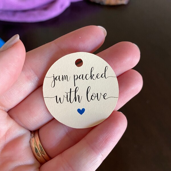 Jam Packed With Love, Jam Tag, Thank You Tag, Jam, Home Made Jam ...