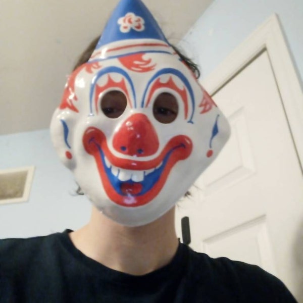 The 'clown' Mikey Adult Clown Mask 'clean' - Etsy