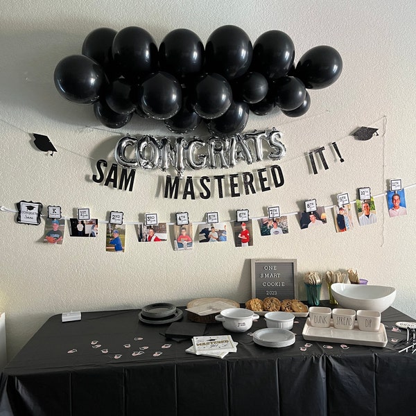 Masters Degree Graduation Party Decorations for a Man or Woman ...