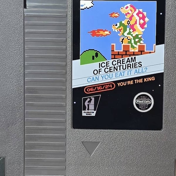 Custom Super Mario Father's Day Card | Real Game Cart - Etsy
