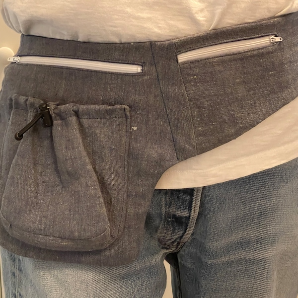 Waist Bag PDF Sewing Pattern, Hip Bag, Belt Bag, Travel Hip Bag ...