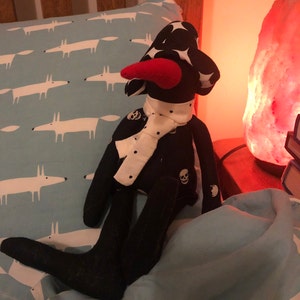 Rag Doll, Modern Nursery Décor, Textile Doll, Handmade Bird, Art Doll ...