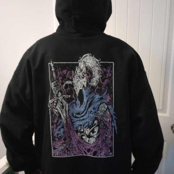 Drippy Souls Berserker Guts Cursed Armor Grim Hooded Sweatshirt - Etsy