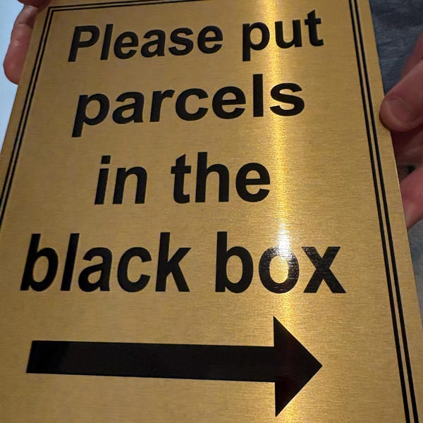 Personalised Metal Small Door Sign Plaque Gifts Custom Any Text Fun ...