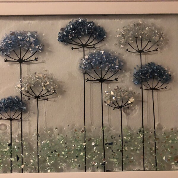 Crushed Glass, Shell and Resin Sea Turtles - Etsy