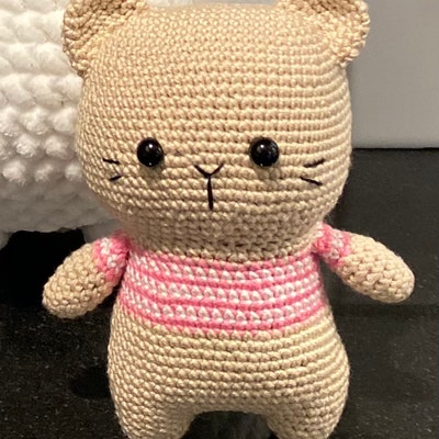 Crochet Pattern Chibi Cat Tuxedo Amigurumi PDF Digital Download - Etsy