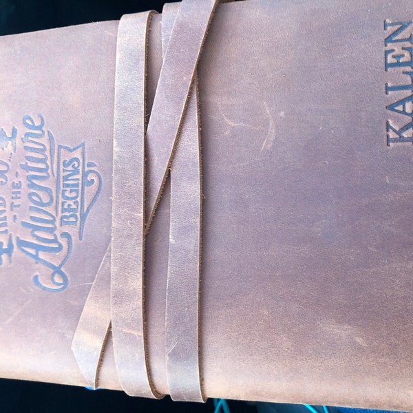 Custom Leather Journal for Graduation Gift , for College Graduation ...