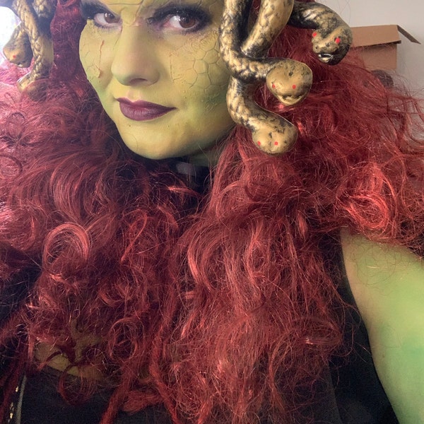 Snake Scales/reptile Forehead, Cheeks and Chin Prosthetic, SFX Makeup ...