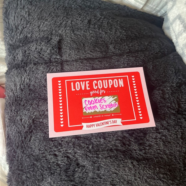 Scratch-off Love Coupons Scratch off Voucher Valentines Gift for Her ...